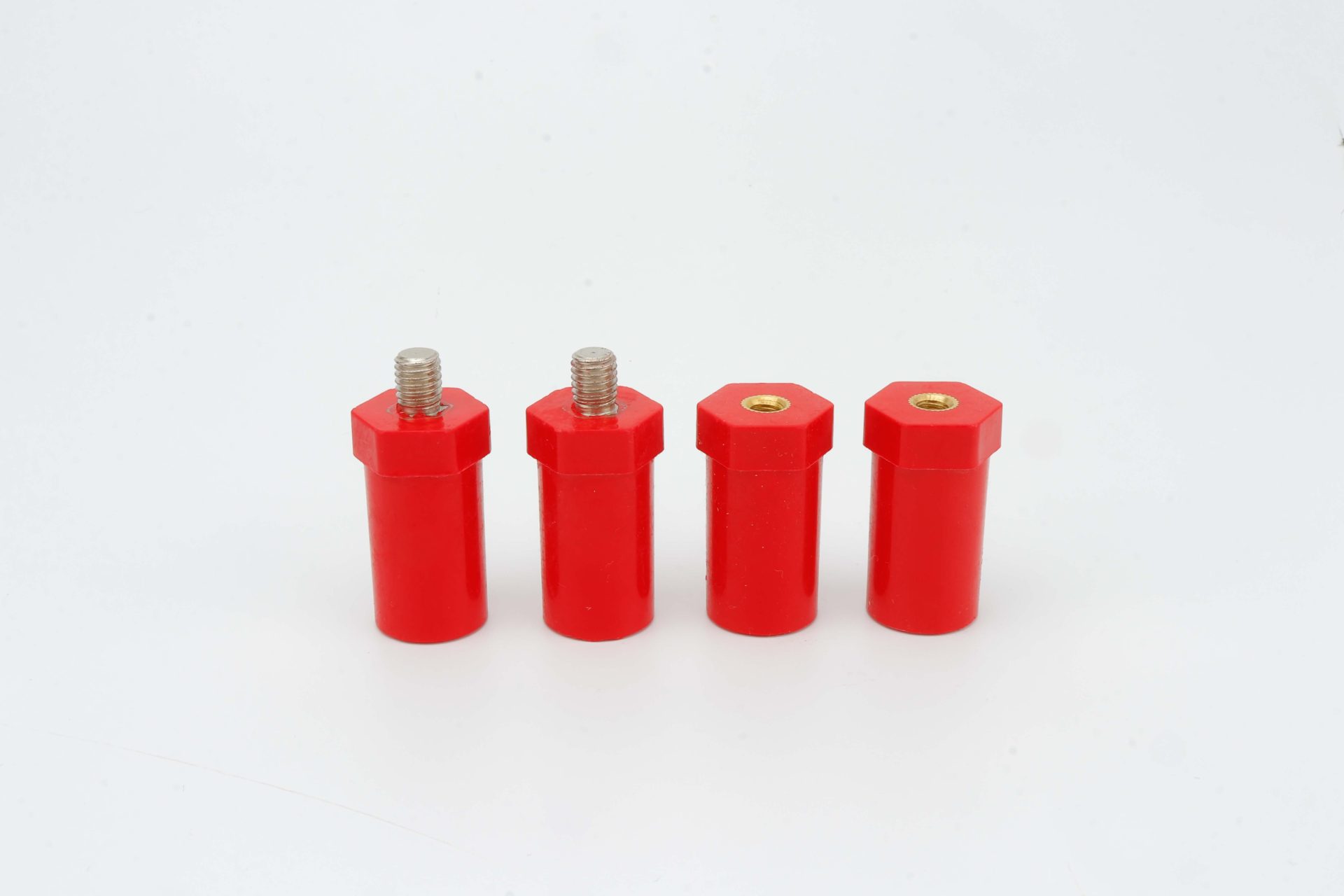 Connector Busbar Support Insulator Electrical Conductive M6 Hex Round